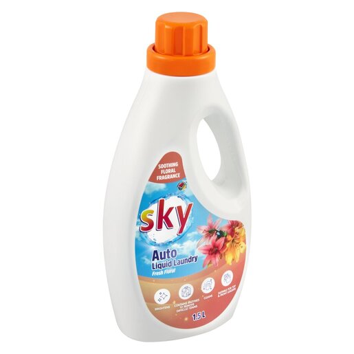 Sky Fresh Floral Auto Liquid Laundry Detergent 1.5L | Smart Price Specials | PnP Home