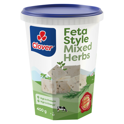 Clover Traditional Feta Cheese With Herbs 400g | Smart Price Specials ...