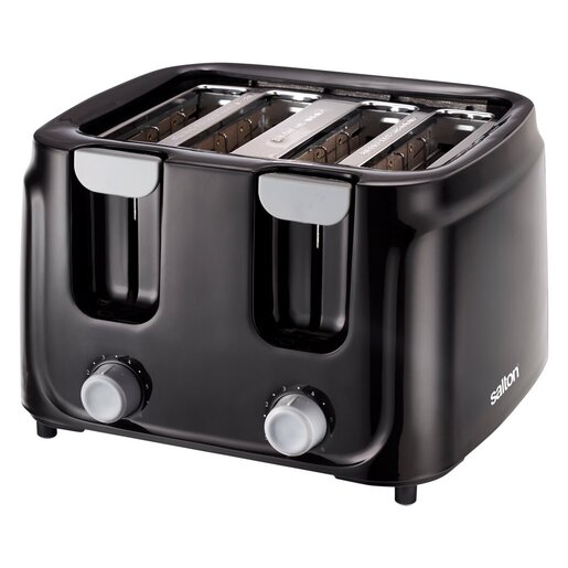 Salton Black 4 Slice Cool Touch Toaster | PnP