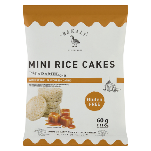 Bakali Caramel Mini Coated Rice Cakes 60g | PnP