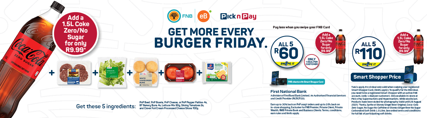 Earn and Spend eBucks at Pick n Pay | Pick n Pay and FNB | PnP