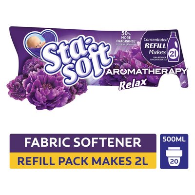 Sta-Soft Aromatherapy Relax Fabric Softener Refill 500ml | PnP