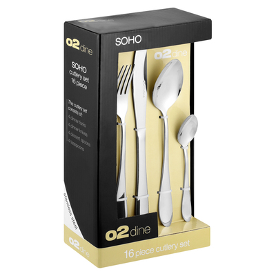 O2 Dine Soho Cutlery 16 Piece Set | PnP