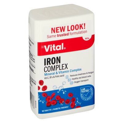 Vital Iron Tablets 90s | PnP