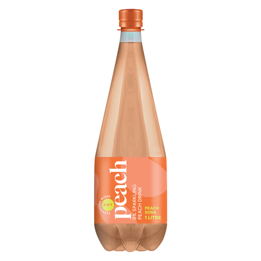 KWT Peach Soda 6% Sparkling Drink 1L | PnP