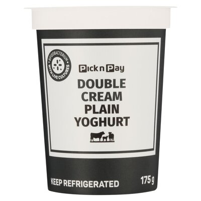 Clover Authentikos Greek Style Plain Double Cream Yoghurt 150g | PnP