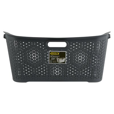 Addis Dark Grey Hidesign Laundry Hamper | PnP