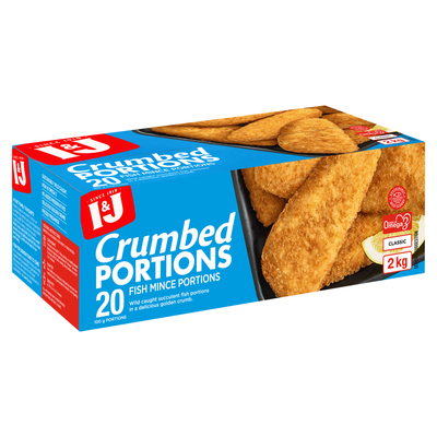 I&J Crumbed Fish Mince Portions 2kg | PnP