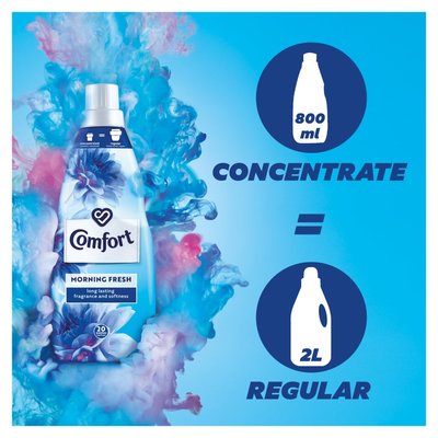 Comfort Morning Fresh Concentrated Laundry Fabric Softener 800ml | PnP