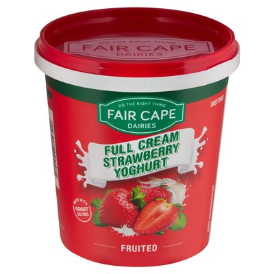 Fair Cape Full Cream Strawberry Yoghurt 1kg | Smart Price Specials ...