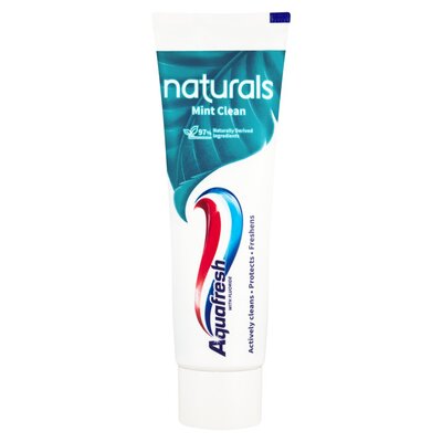 Aquafresh Naturals Mint Clean Fluoride Toothpaste 75ml | PnP