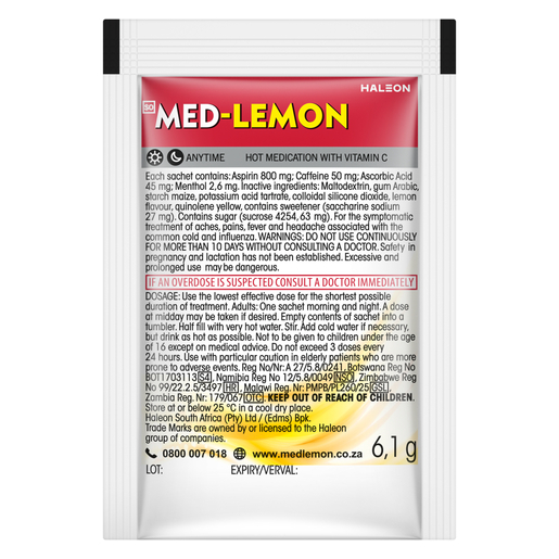 Med-Lemon Hot Medication Drink | PnP