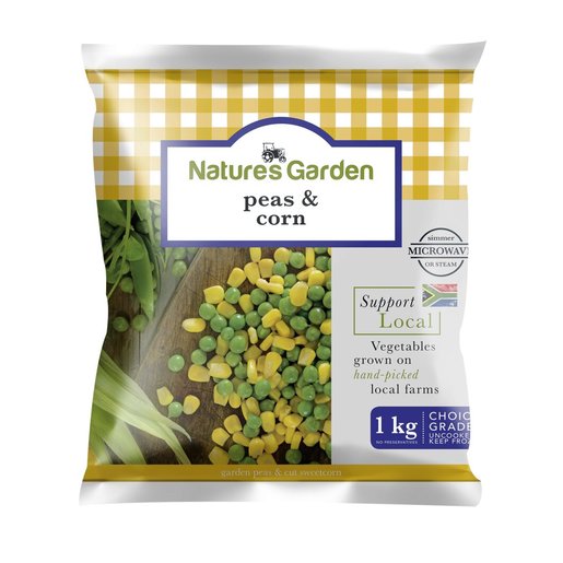 Natures Garden Peas & Corn 1kg | Smart Price Specials | PnP Home