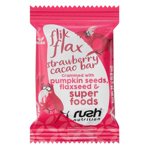 Rush Flik Flax Bar Strawberry & Cacao 25g | PnP