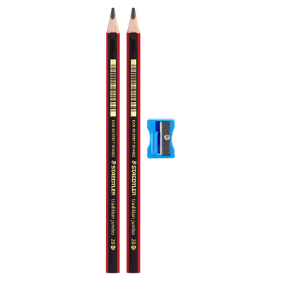 Staedtler Triplus Jumbo Pencil Hb 2 Pack | PnP