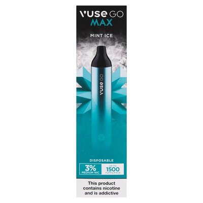 Vuse Go Mint Ice 3 Nicotine Salt Disposable Vape PnP