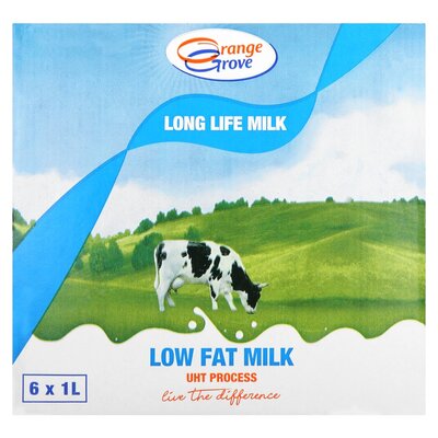 Orange Groove Low Fat Milk 6 x 1L | PnP