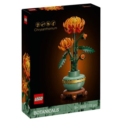 LEGO Icons Chrysanthemum Flower Decor Building Set | PnP
