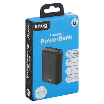 Snug Powerbank LED 10000MAH Black | Smart Price Specials | PnP Home