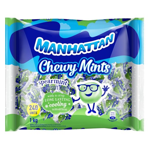 Manhattan Spearmint Flavoured Chewy Mints 1kg | PnP