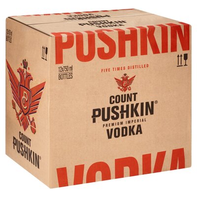 Count Pushkin Premium Vodka 750 ml x 12 | PnP