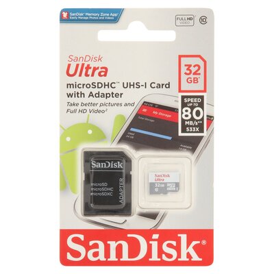 Sandisk 32gb 100mbs C10 X2 | PnP