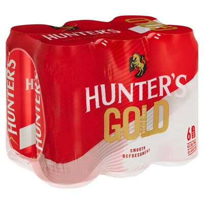 Hunters Gold Cider Can 6 x 440ml | PnP