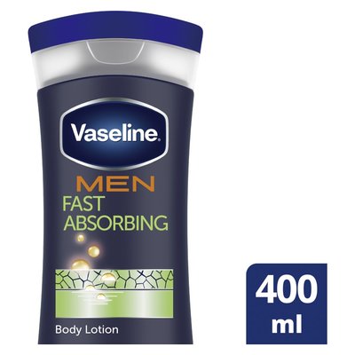 Vaseline Men Fast Absorbing Moisturizing Body Lotion for Dry Skin 400ml ...