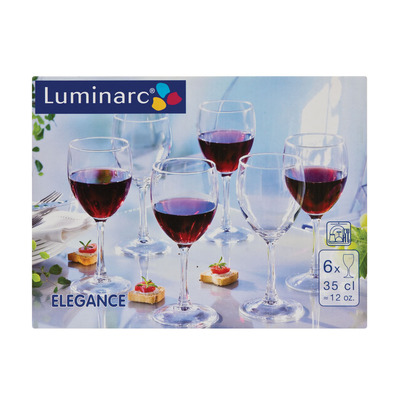 Luminarc Elegance Stem Wine Glasses 250ml 6 Pack | Smart Price Specials ...