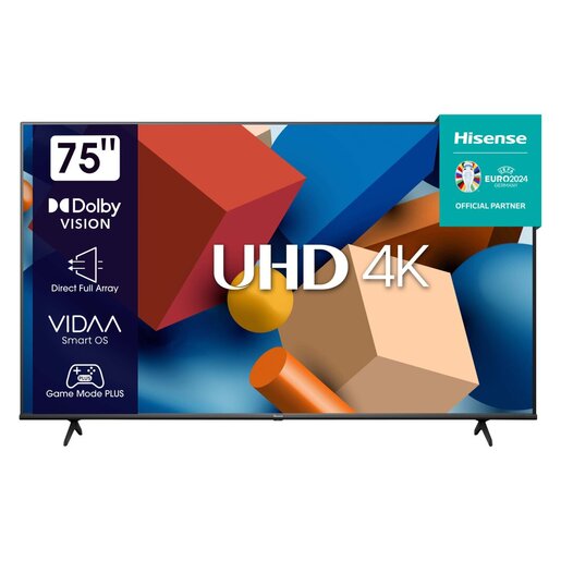 Hisense 75 Inch Uhd 4k Smart Tv 75a6k | PnP