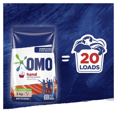 Omo Stain Removal Hand Washing Powder Detergent 2kg | Smart Price ...