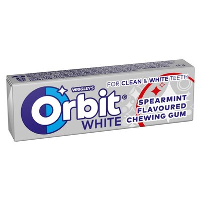 Orbit Professional White Spearmint Flavoured Sugar Free Chewing Gum 10 ...