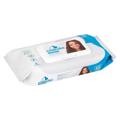 Cherubs Make Up Removal Face Wipes 60s x 12 | PnP