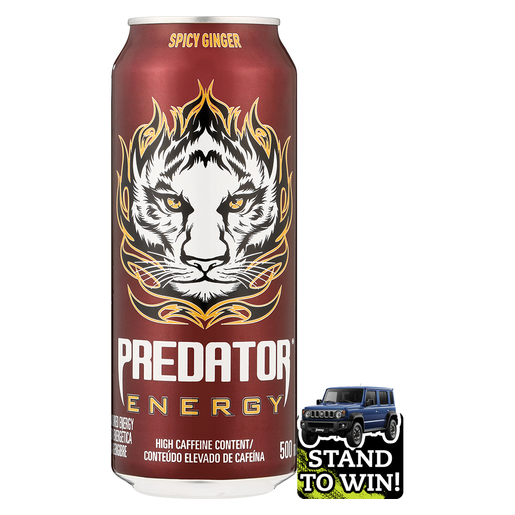 Predator Spicy Ginger Energy Drink 500ml | PnP