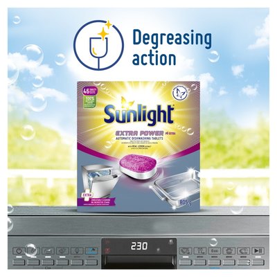 Sunlight Extra Power Automatic Dishwashing Tablets 46 Pack | PnP