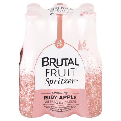 Brutal Fruit Ruby Apple Spritzer 6 x 275ml | PnP