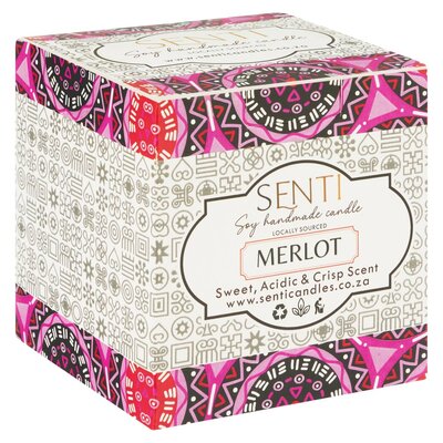 Senti Candles Merlot Soy Wax Candle 400g | PnP