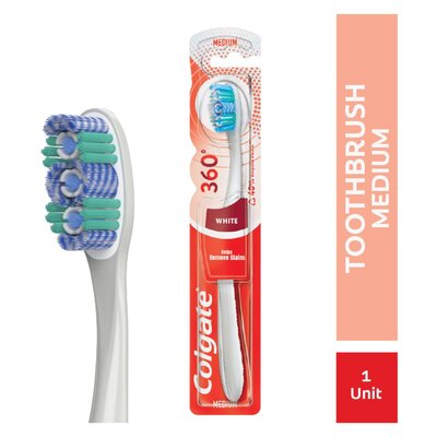 Colgate 360 Optic White Medium Toothbrush 1 unit | Smart Price Specials ...