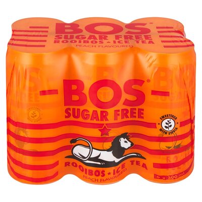 BOS Lemon Rooibos Ice Tea 300ml x 6 | PnP