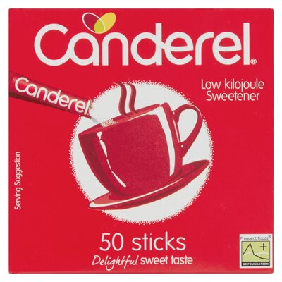 Canderel Original Low Kilojoule Sweetener Sticks 50 Pack | PnP