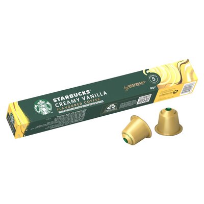 StarbucksÂ® Nespresso Creamy Vanilla Coffee Capsules 12 x 51g | Smart ...