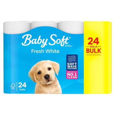 Baby Soft 2Ply Fresh White Toilet Paper 24 Pack | Smart Price Specials ...