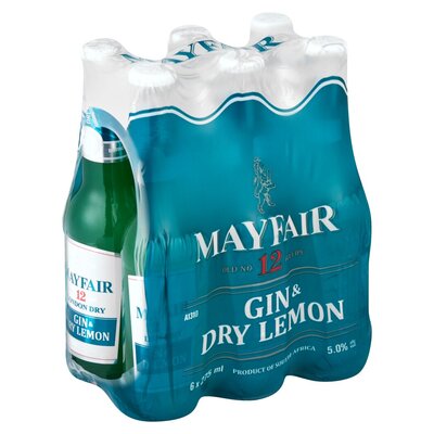 Mayfair Gin & Dry Lemon 6 x 275ml | PnP