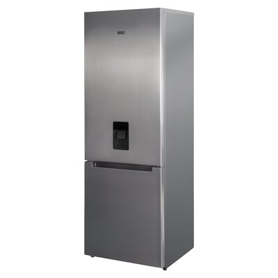 Kic 344l Inox Fridge Freezer KBF639X+ With Water Dispenser | PnP