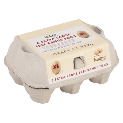 Nulaid Free Range Extra Large Eggs 6 Pack | PnP