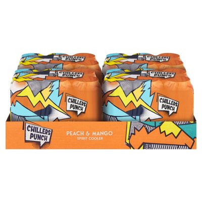 Chillers Punch Peach & Mango Spirit Cooler 24 x 440ml | PnP