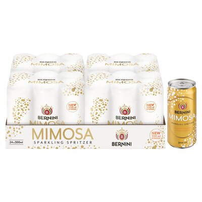 Bernini Mimosa Can 24 x 300ml | PnP