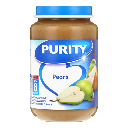 PURITY Jar Pears 200ml from 8 months x 6 | PnP
