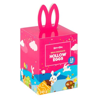 PnP Milk Chocolate Hollow Eggs 18 Pack | PnP