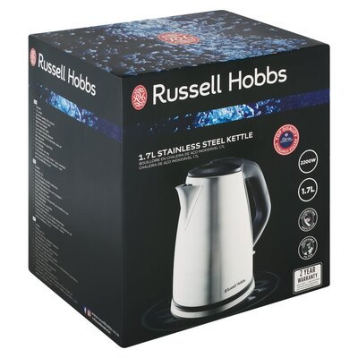 Russell Hobbs Kettle 1.7L Stainless Steel Cordless | PnP
